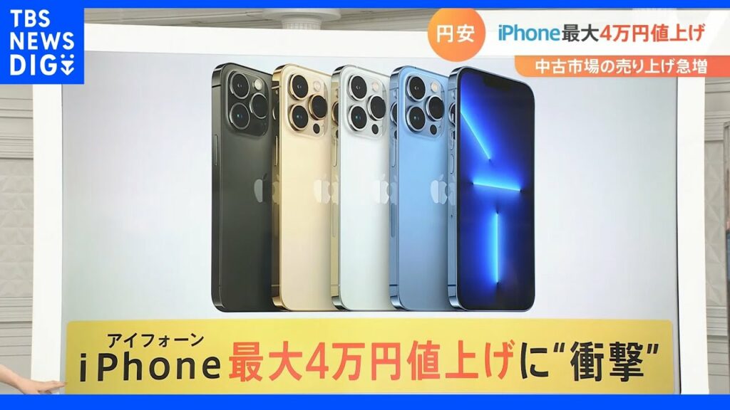 iPhone 最大4万円値上げに衝撃 中古市場の売り上げ急増｜TBS NEWS DIG - wakatech.jp